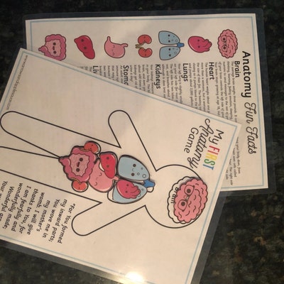 Anatomy Game, Printable Human Body Preschool Activity, About Me Kids ...