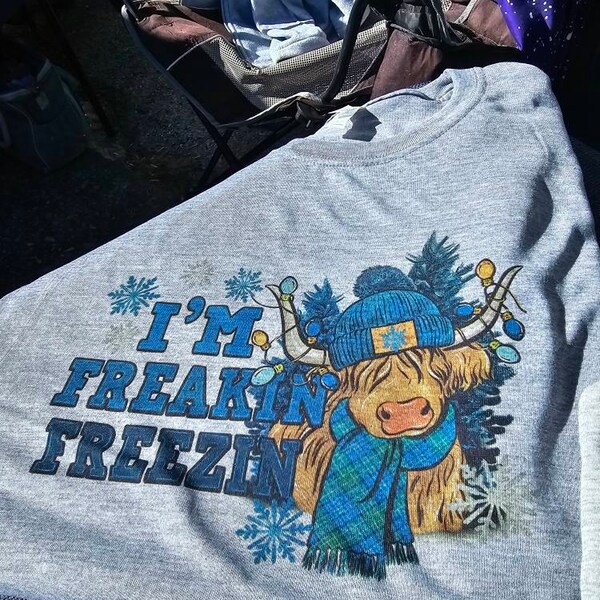 I'm Freakin Freezin Png Sublimation Design Download, Hello Winter Png ...
