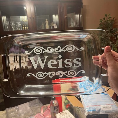 Personalized Engraved Baking Dish Custom Wedding Gift - Etsy