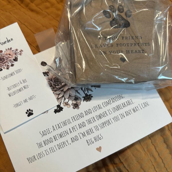 Forget Me Not Memorial Seed Packets Custom Funeral Favors Celebration ...