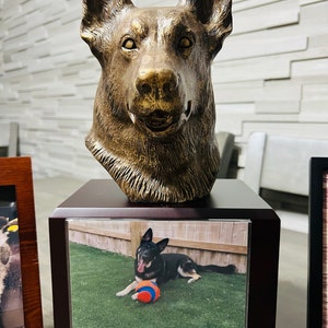 Black Lab Memorial Urn - Etsy