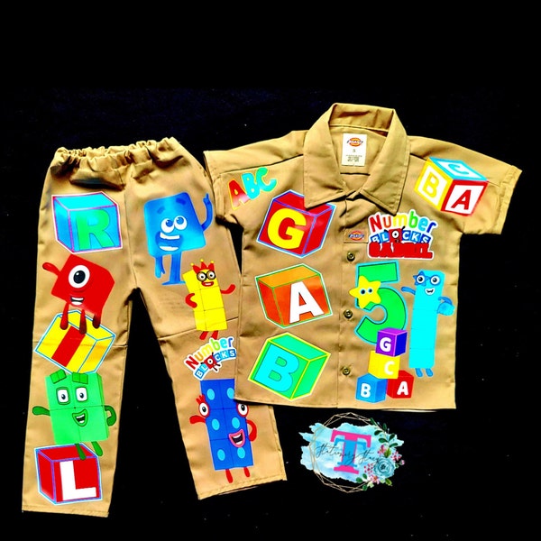 Custom Dickies Kids Outfit, Any Theme, Personalized Birthday Set - Etsy