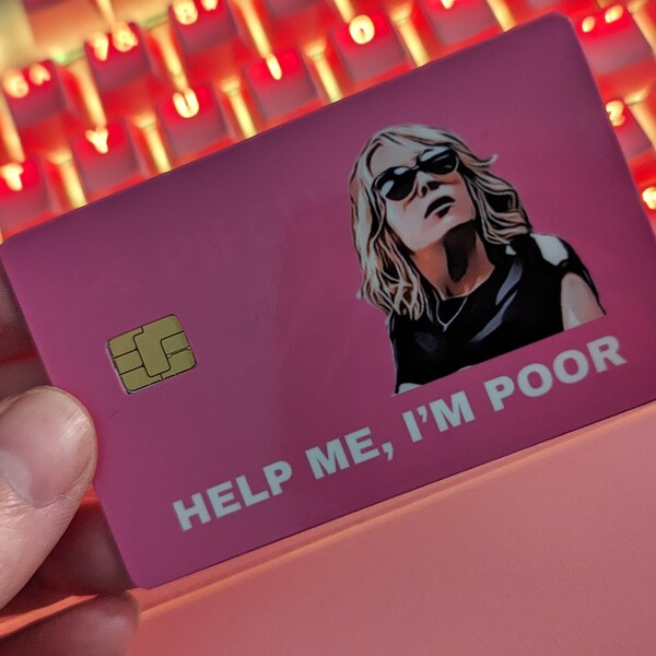 Treat Yo' Self Credit Card Skin, Sparkly Credit Card Skin, Credit Card ...