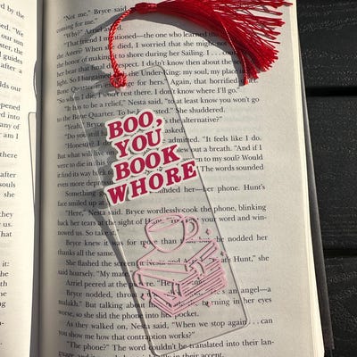 Peeking Jesus is That Faerie Smut Acrylic Bookmark / Smut Lover ...