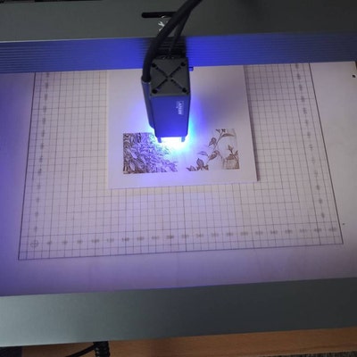 Basic Waste Grid 410x410 for Laser Machines. Lightburn Ready to Engrave ...