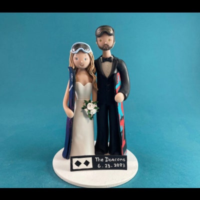 Horror Film Inspired Wedding Cake Topper Customized by - Etsy