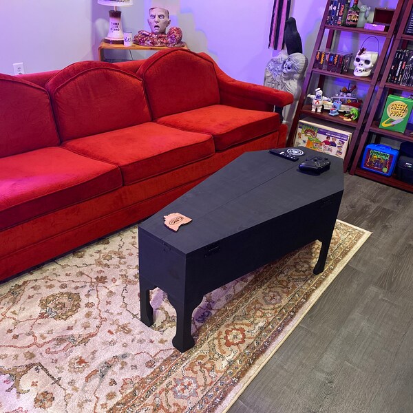 Coffin Coffee Table,coffee Table,coffin Storage,coffin Decor,coffin ...