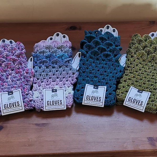PRINTABLE Fingerless Glove Tag Pack. 2pc + Bonus Hand Template ...