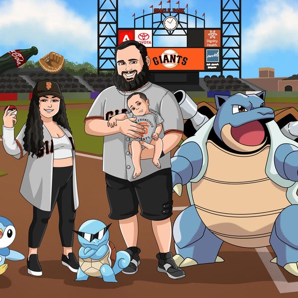 Custom Pokemon Character Portrait From Photo (digital Copy) - Etsy