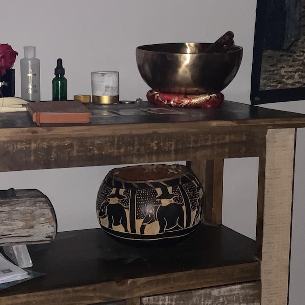 10 Inch Root Chakra Full Moon Singing Bowl Key Note C Tibetan Singing ...