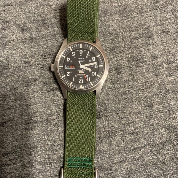 NYLON LOOP BAND Compatible With Garmin Instinct Forerunner Venu Fenix ...