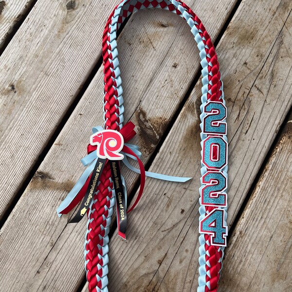 Graduation Lei - Customized to Any College or High School Logo & Colors ...