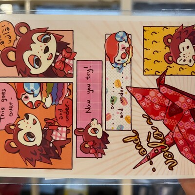 ACNH// Sable Teaches Pietro 4x6 Photo Print - Etsy