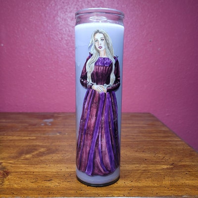 Zeus remastered Light Blue Deity Candle - Etsy