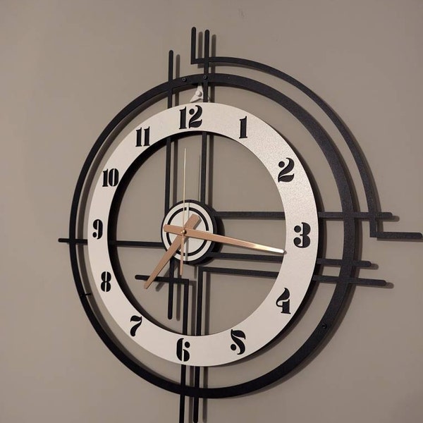 Large Wall Clock for Livingroom, Wall Clocks Unique, Modern Wall Clock, Wanduhr Gross ...