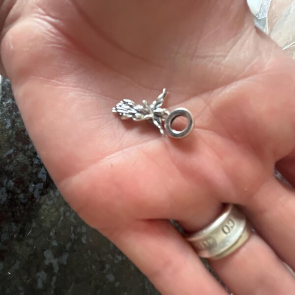 SIMPLE Smooth HEART Charm, 100% Real 925 Sterling Silver, Fits Famous ...