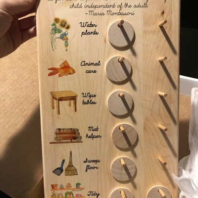 Montessori Chore Chart Classroom Job Chart Care of Environment Chart - Etsy