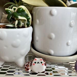 Handmade Painted Cute Quirky Clay Kitty Cat Figurine / Kitkats for Your ...