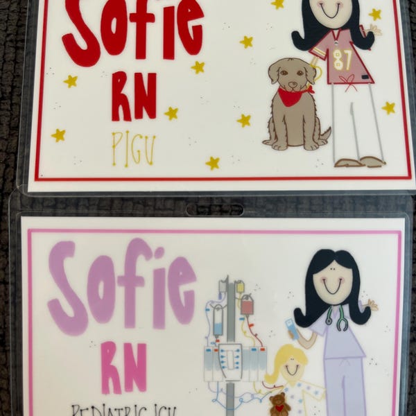 Personalized Badge Buddy - Etsy