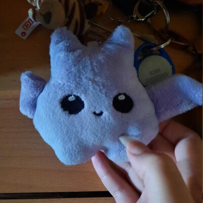Bat Keychain, Cute Bat, Kawaii Keychain, Bat Plush, Bat Gift, Kawaii ...