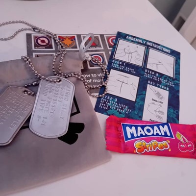 Simon 'GHOST' Riley US Military Dog TAGS Detailed Replica Collector ...