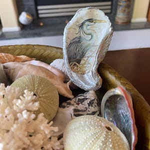 Oyster Shell Palm Tree - Oyster Shell Art - Palm Tree Art - Tropical ...