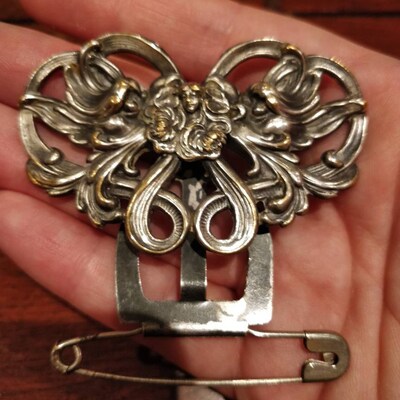 80's Sterling Coral Pyrite Art Deco Style Figure 8 Bling - Etsy