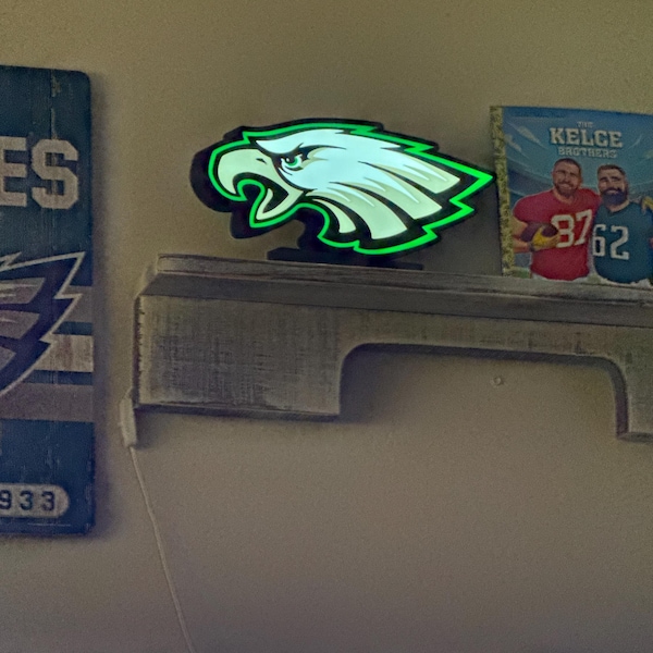 Fan Inspired Football LED Lightbox - Etsy