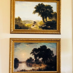 The Burton Hunt Framed Oil Painting Print on Canvas in - Etsy