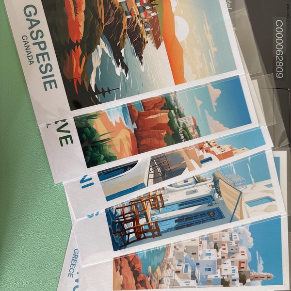 Custom Wedding Travel Postcards, Wedding Guestbook Travel Postcards ...