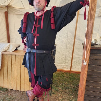 Medieval Waffenrock Costume for Historical Events, Custom Tailored Men ...