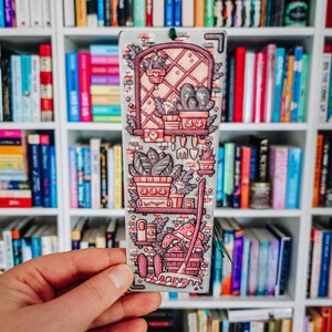 2x6 Green Garden Bookmark With Tassel, Comfy Cozy Cottage Gardening ...