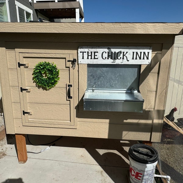 Chicken Coop Sign - the Chick Inn - Backyard Chicken - Chicken Coop ...