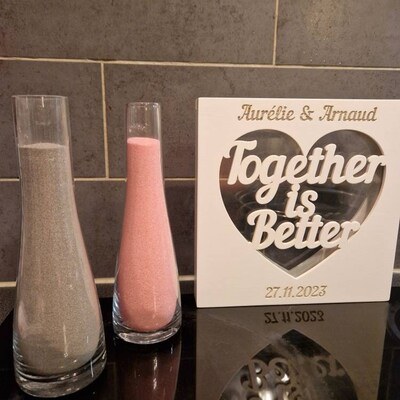 Wedding Sand Ceremony Photo Frame Unity Sand Ceremony - Etsy