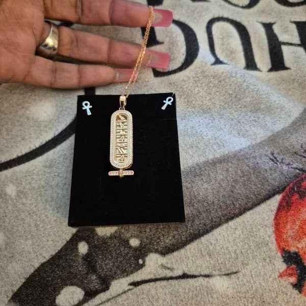 3 Sided Engraved Ancient Egyptian Pendant, Egyptian Personalised Name ...