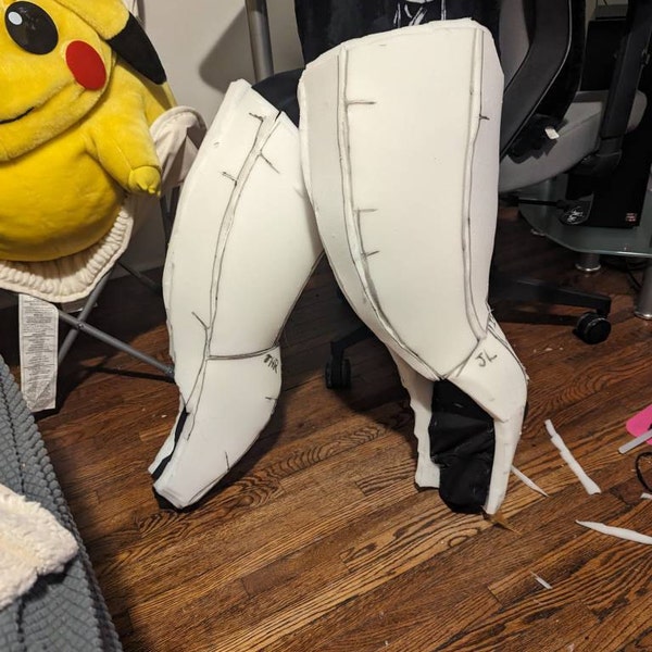 Hollow Foam Dragon Leg Pattern - Etsy UK