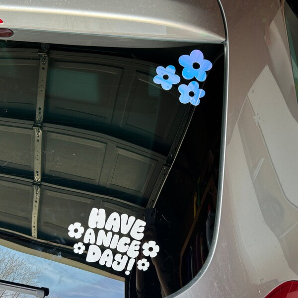 Have a Nice Day! Cute Bumper Sticker Vinyl Car Decal - Etsy
