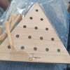 Personalized Triangle Peg Jump Game / Golf Tee / Solitaire/ Gift ...