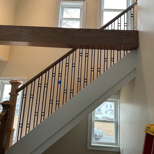 Iron Balusters 1/2 Bar Spindles satin Black/oil Rubbed Bronze Wrought ...