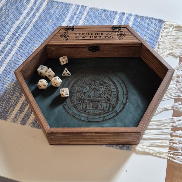 Dice Tray, Rolling Dice, RPG, Dice Organizer, Gifts for DND Player ...