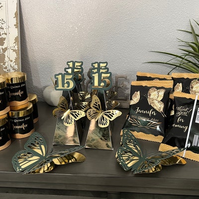 Emerald & Gold Watercolor and Foil Digital Papers, Commercial Use ...