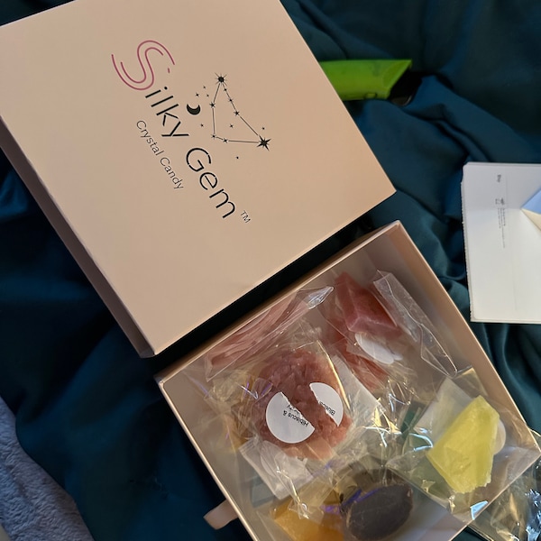 Edible Treasure Box, Kohakutou Candy Box, Crystal Candy, Edible Gem ...
