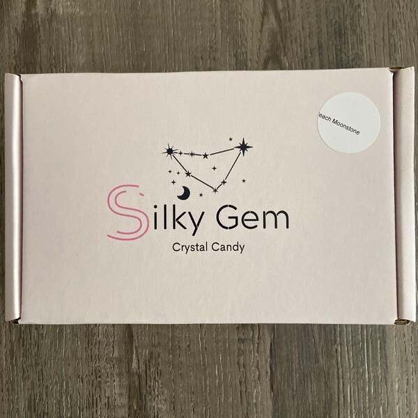 Peach Moonstone Kohakutou Candy, Edible Jewelry, Vegan, Gluten Free ...