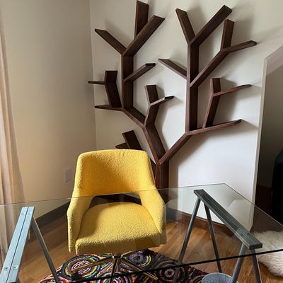 Tree Bookshelves, Tree Bookcase, Decorative Library, Wooden Book Stand ...