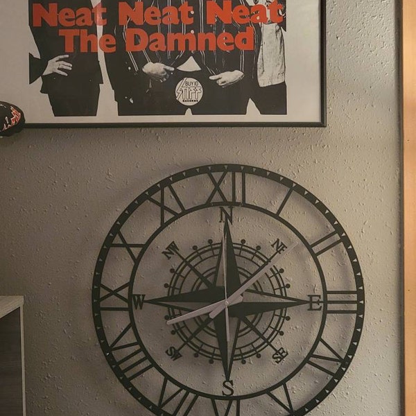 Michael Jordan Jumpman Metal Wall Clock,nba Legend Sign Clock,modern ...