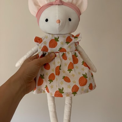 Mouse Sewing Pattern PDF make a Cloth Mouse Doll / Stuffed Animal Toy ...