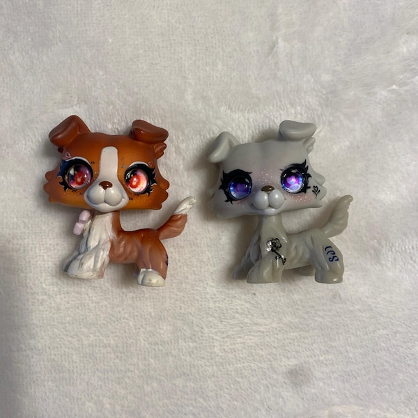 Littlest Pet Shop Custom Great Dane/collie/dog Punk/emo Series ...