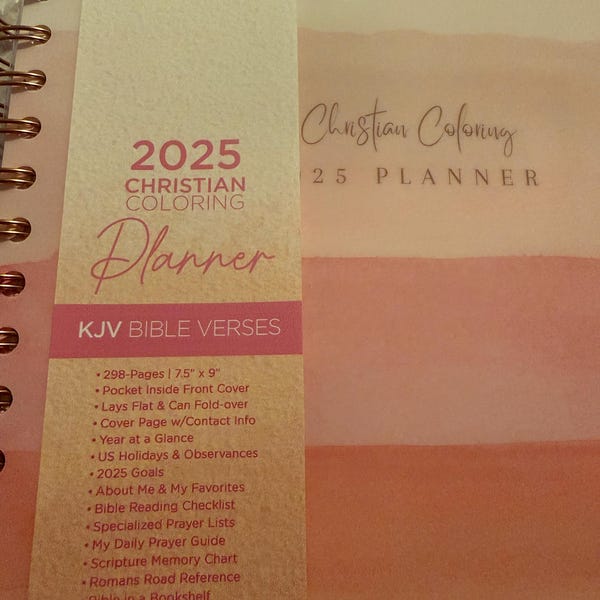 Kids Christian Coloring Planner | Fillable Undated Digital Download 8 ...