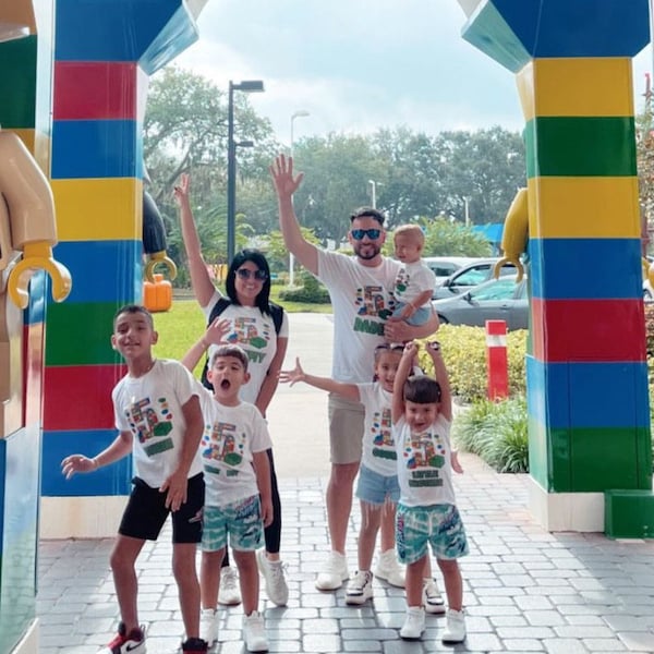 Blocks 4th Birthday Boy PNG Design Colored Blocks Digital Download ...