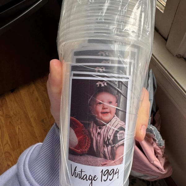 Custom Face Plastic Party Cups Personalized Party Cups Personalized ...